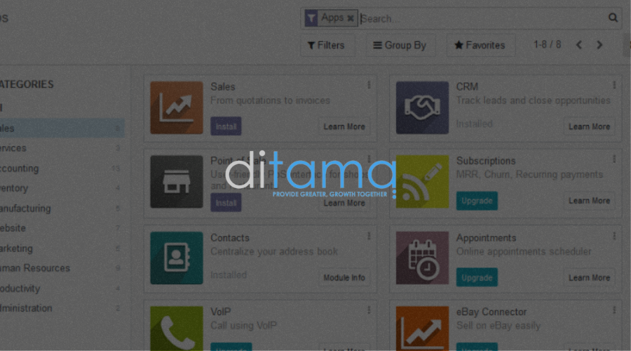 Apa Itu Modul Odoo? | Ditama Website